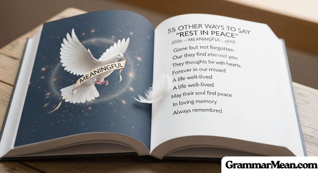 55 Other Ways to Say “Rest in Peace” 2026 – Meaningful, Respect