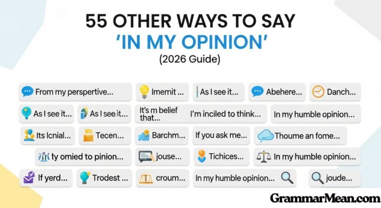 55 Other Ways to Say in “My Opinion” (2026 Guide)